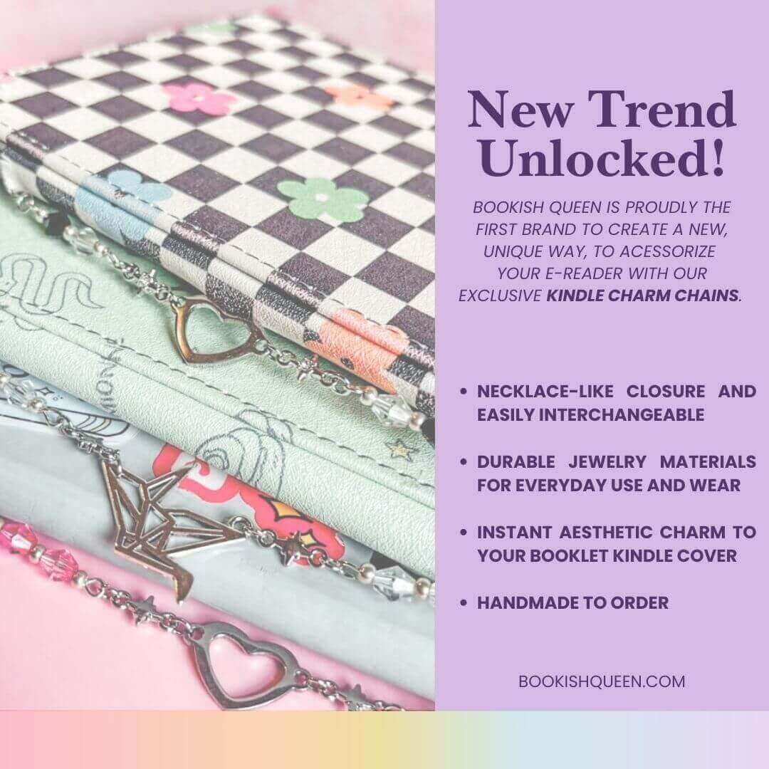 New Trendy Kindle Acessory for Romance Readers Decor Charm – Bookish Queen
