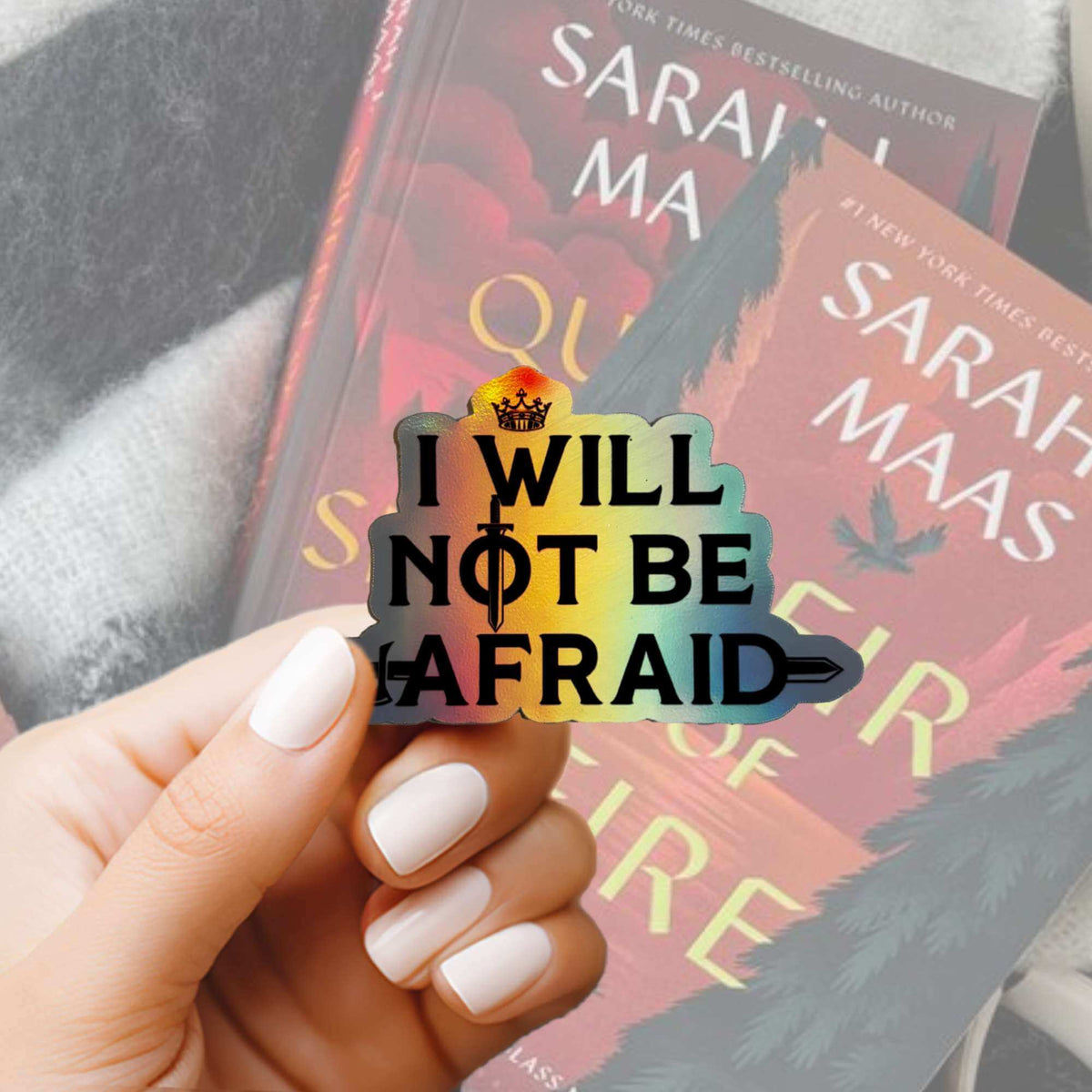 Throne of Glass Sticker Aelin Quote SJM Officially Licensed